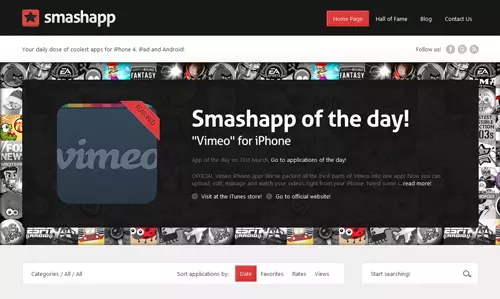 Et smukt websted: Smashapp.com