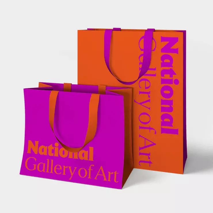 The National Gallery of Art's Branding System Nke Michael Gericke na Michael Bierut kwesịrị Frame. 4312_14