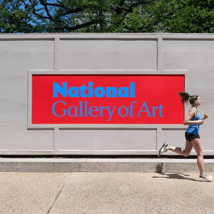 Het brandingsysteem van de National Gallery of Art door Michael Gericke en Michael Bierut is Frame Worthy 4312_2