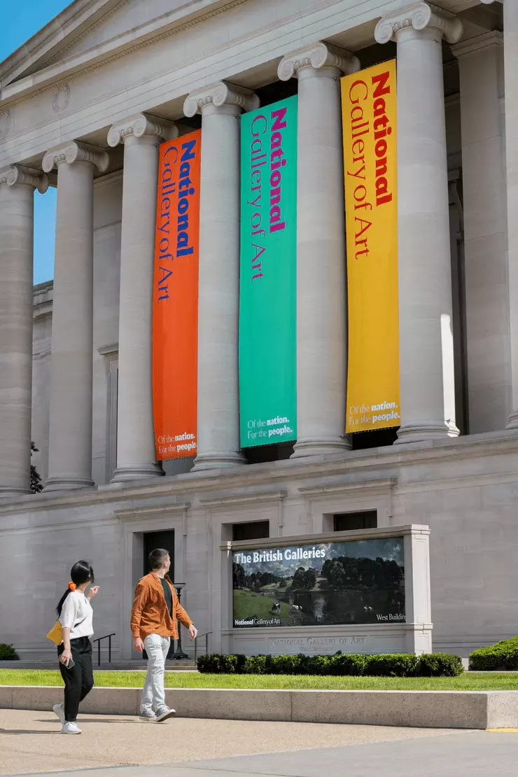 Ny National Gallery of Art's Branding System Nosoratan'i Michael Gericke sy Michael Bierut dia mendrika 4312_5