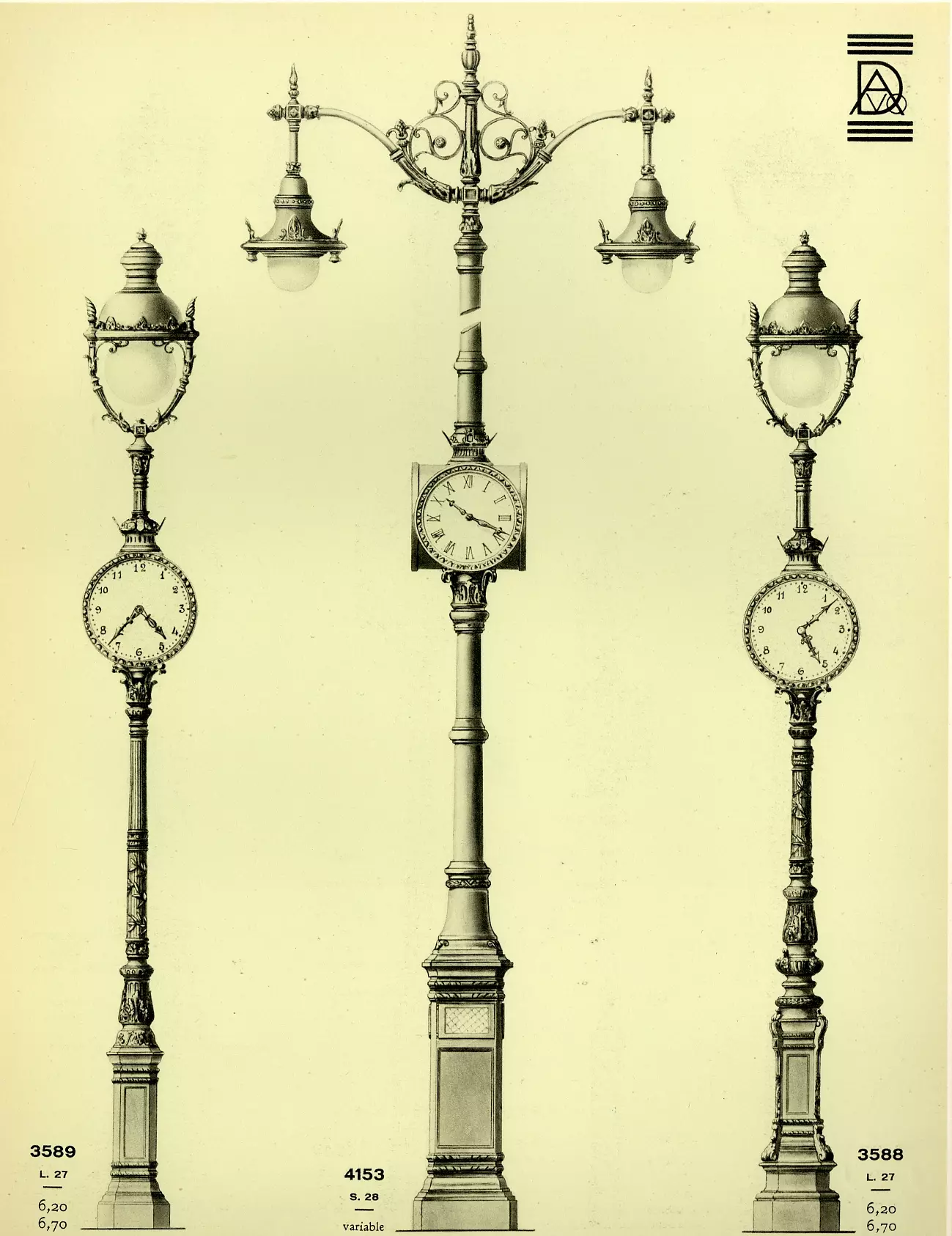 Katalog vun lampposts