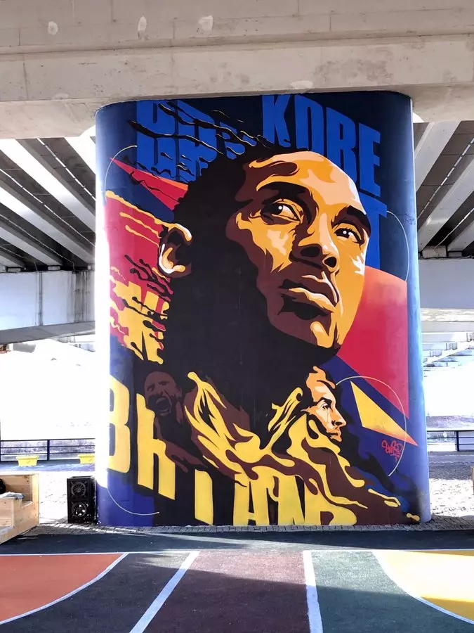 Baadhi ya Murals Bora za Ukumbusho za Kobe Bryant