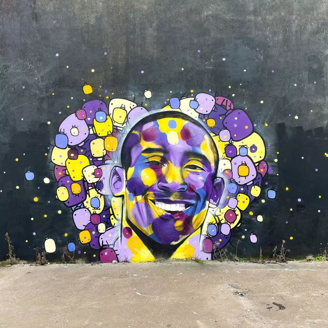 Certaines des meilleures peintures murales commémoratives de Kobe Bryant 442_4