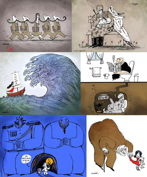 FIGYELEM! Grafikai tartalom: Politikai rajzfilmek, Comix és a cenzúrázatlan művészi elme