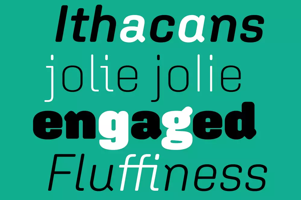 Aglet Sans es una nueva tipografía de Jesse Ragan.