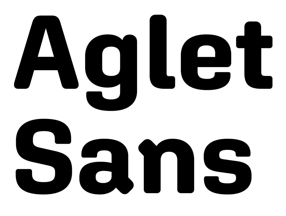 Aglet Sans estas nova tiparo de Jesse Ragan.