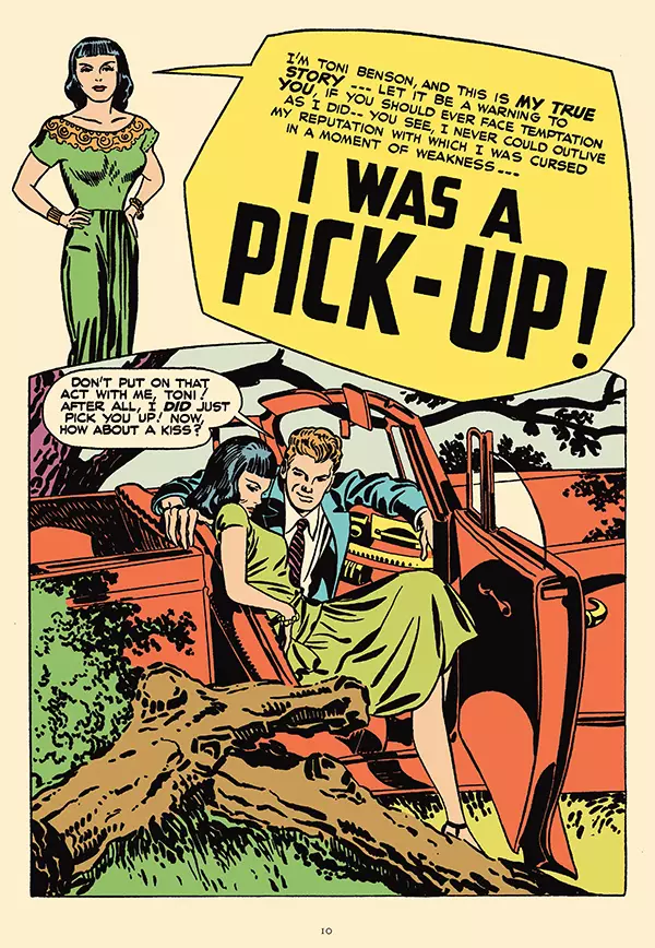Young Romance #1, 1947. Estúdio Simon e Kirby.