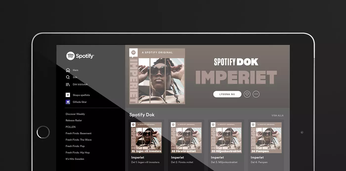 Η οπτική εμπειρία του Spotify Dok δημιουργεί επωνυμία και ταυτότητα από το Snask 4459_2