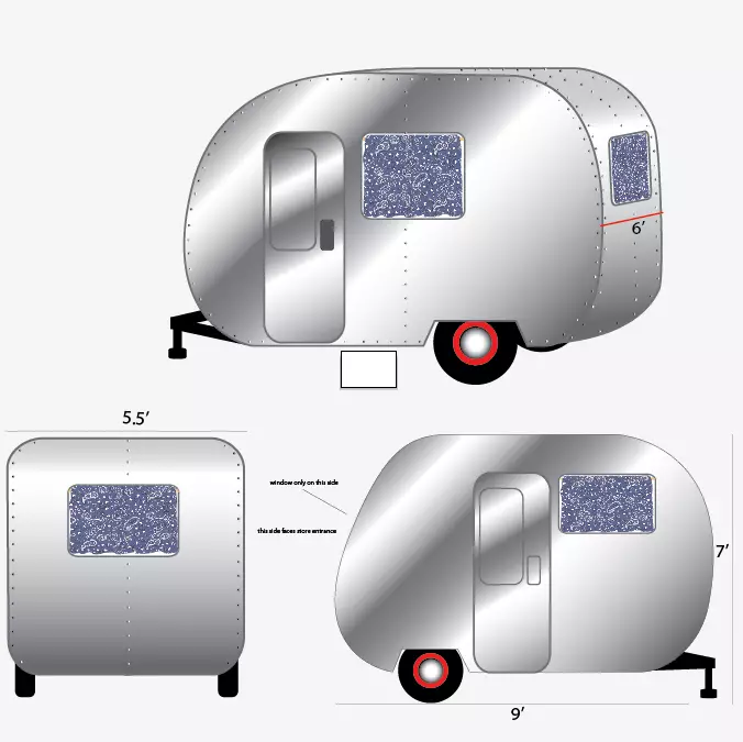 tekeningen foar De Caravan