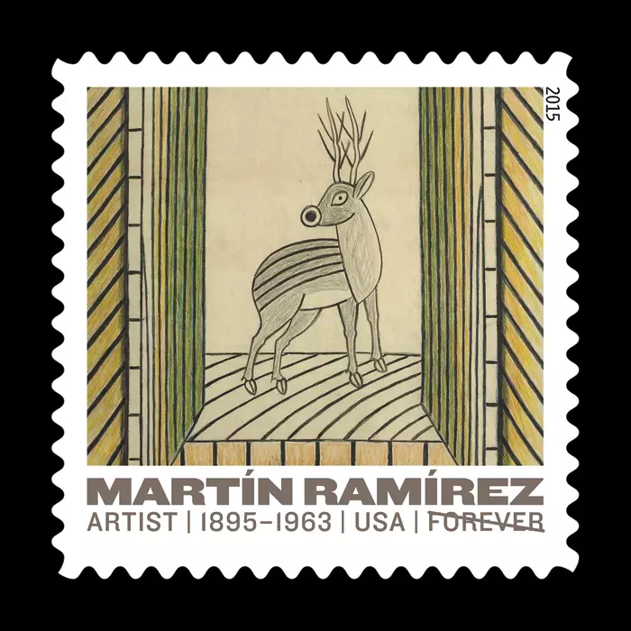 Martín Ramírez USPS erindringsfrimærker