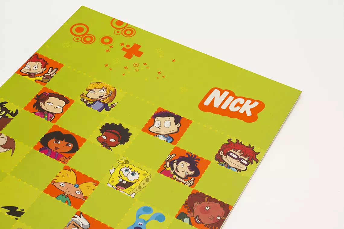 I-Nickelodeon Latin America branding, amaphulo okushicilela, iilogo, njl.