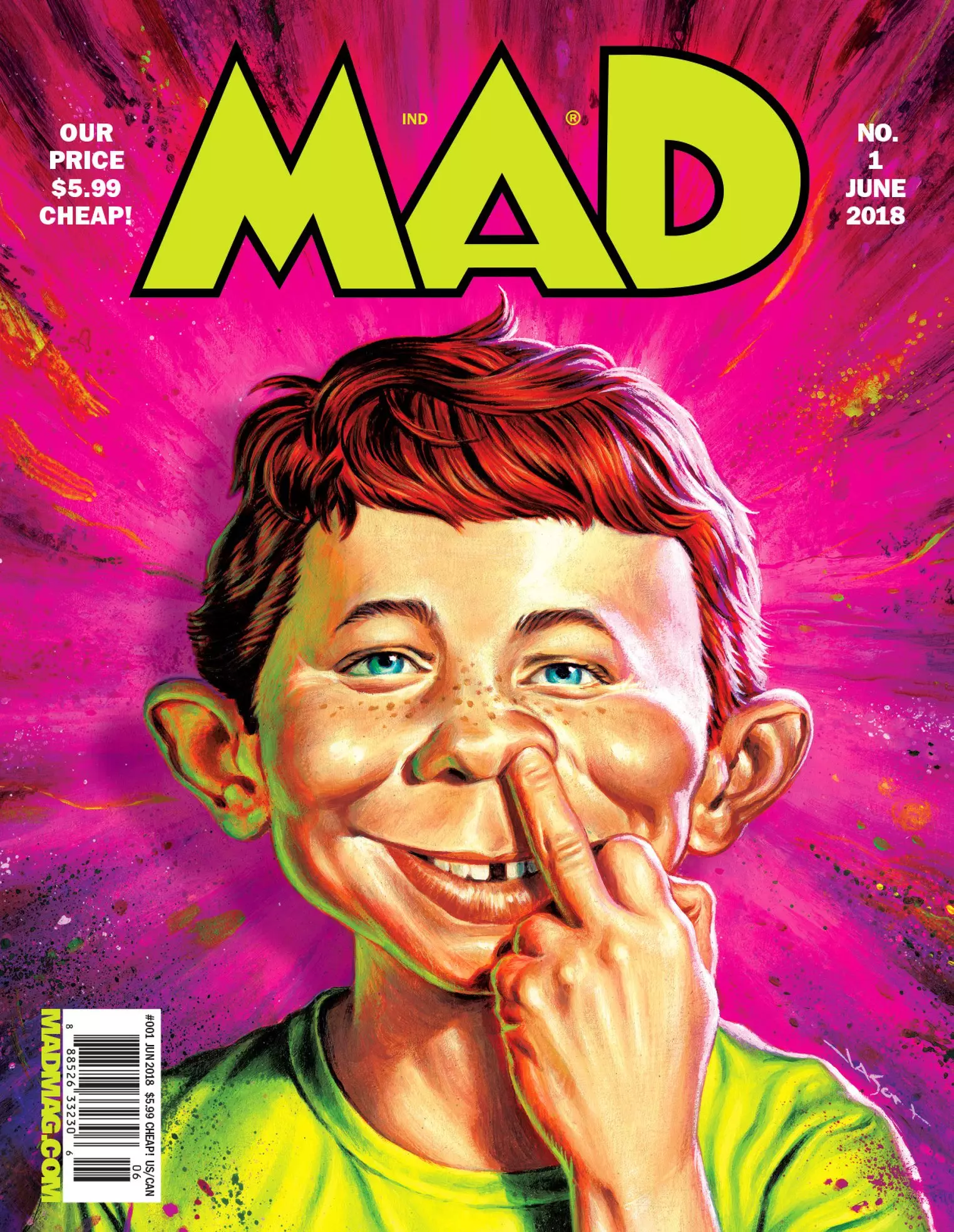 Ny fahafantarana ny tarehy vaovao an'ny MAD Magazine 50188_1