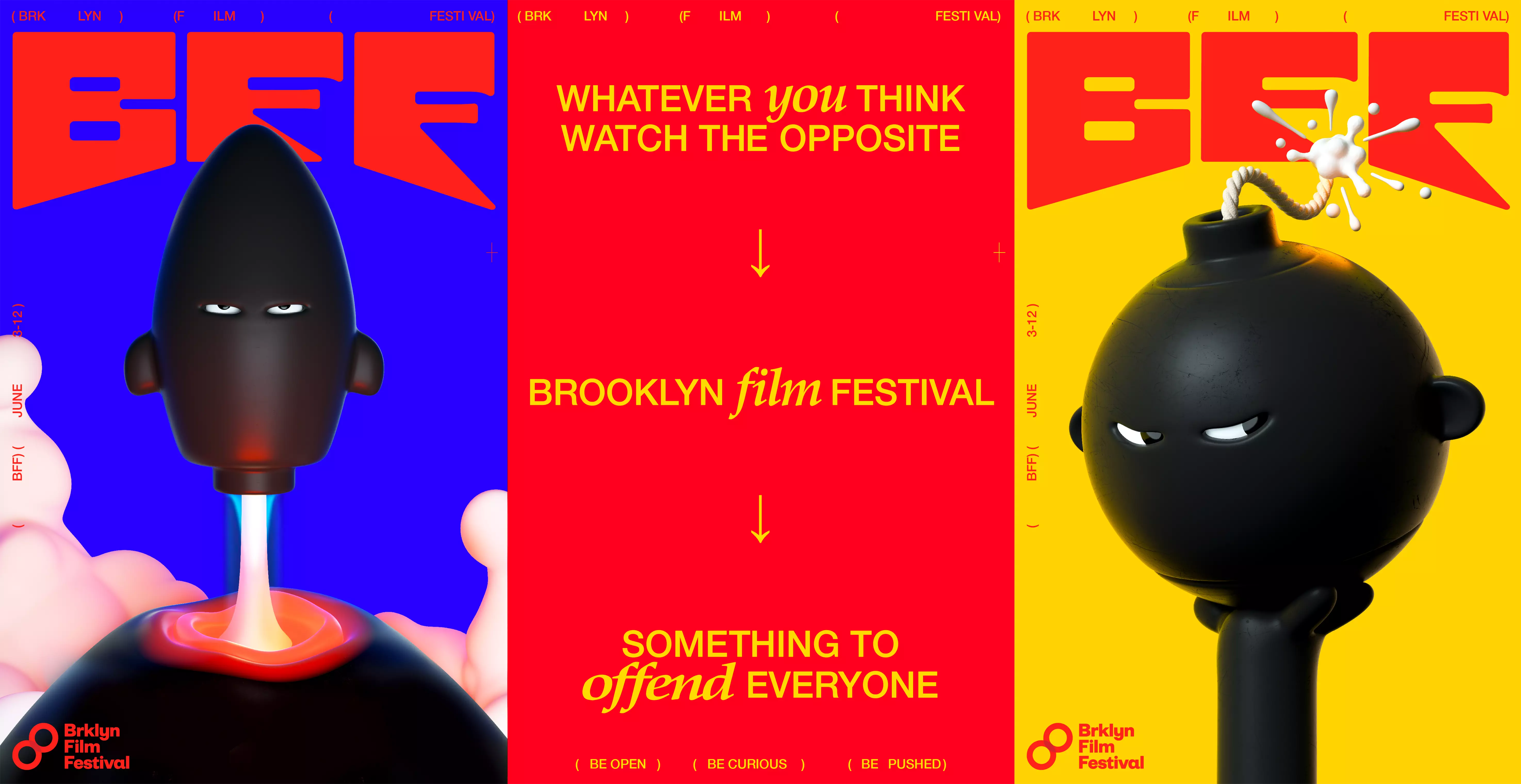 Gutsy Brooklyn Film Festival-advertenties moedigen kijkers aan om 