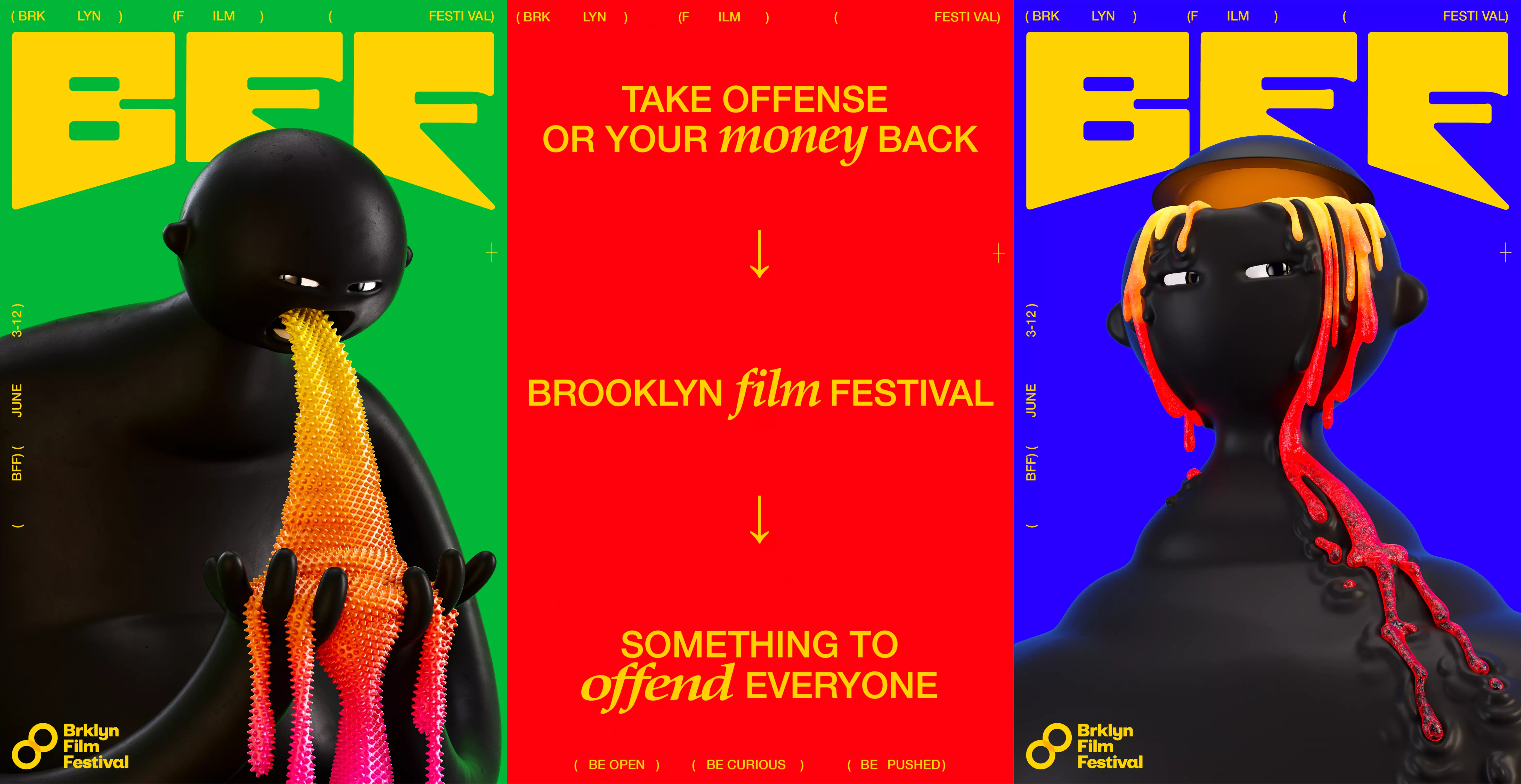 Os anuncios do Gutsy Brooklyn Film Festival animan aos espectadores a 