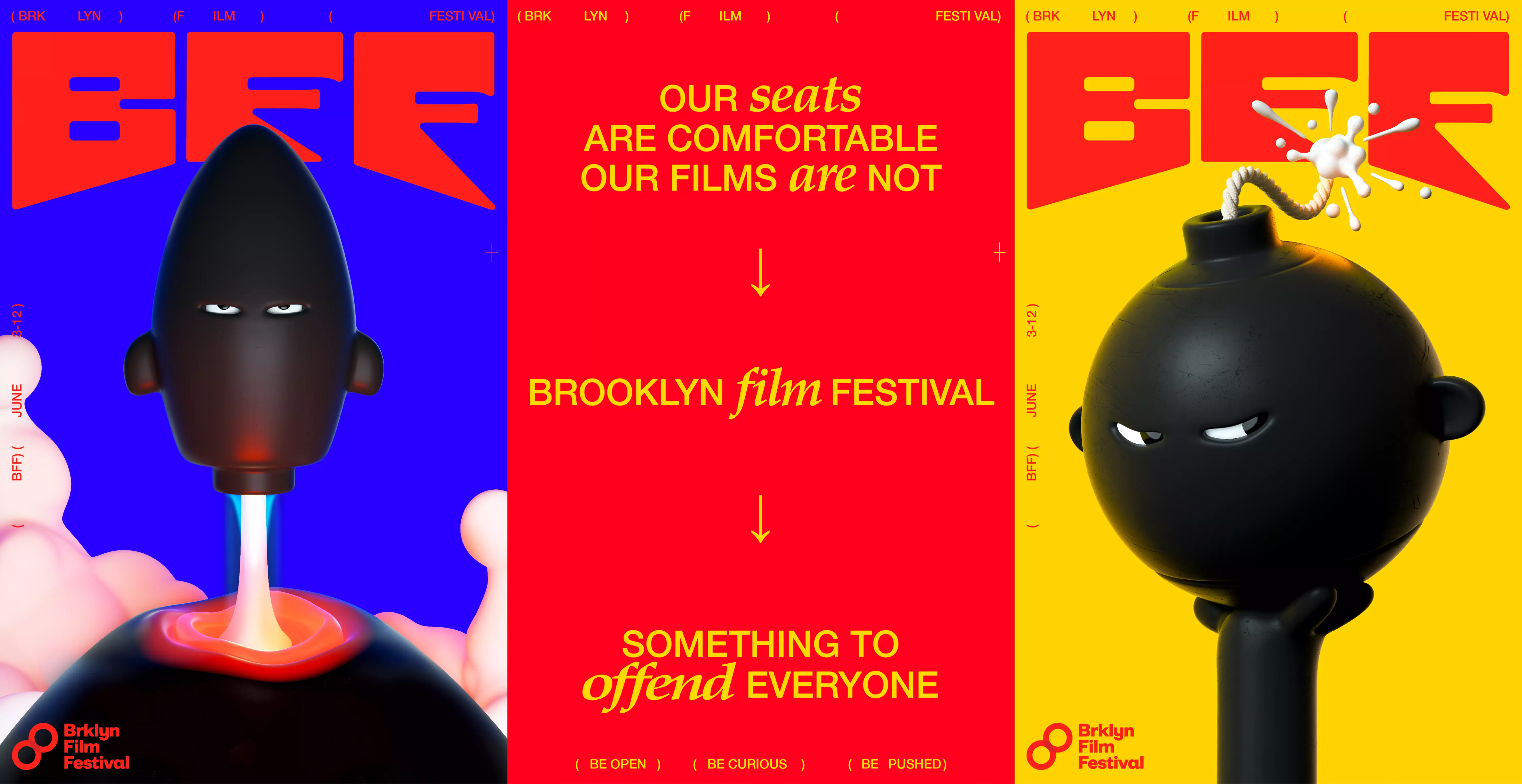 Gutsy Brooklyn Film Festival-advertenties moedigen kijkers aan om 
