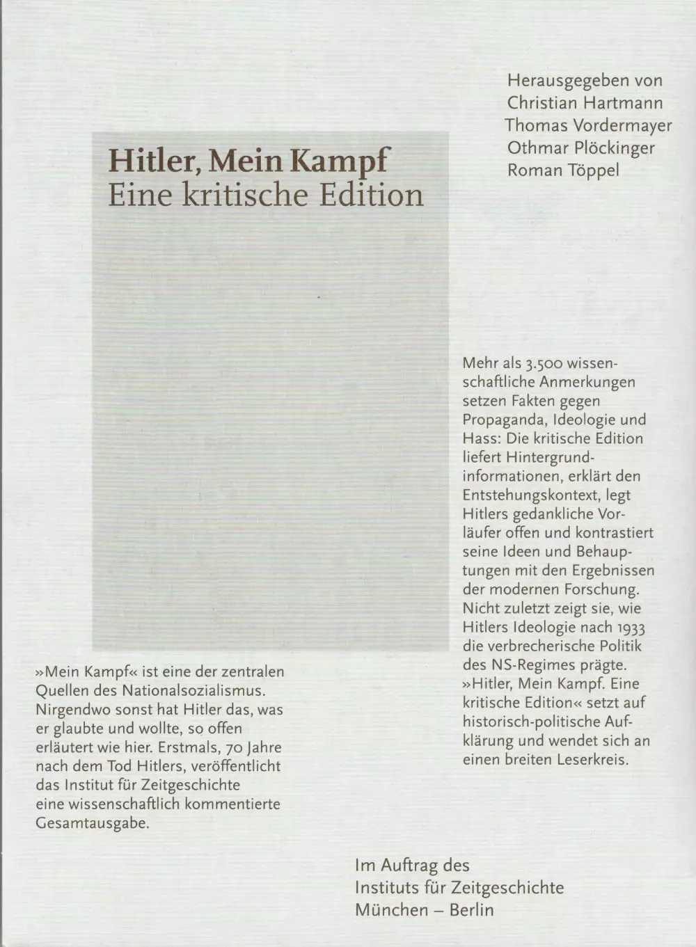 MeinKampf_CriticalEdition_Cover