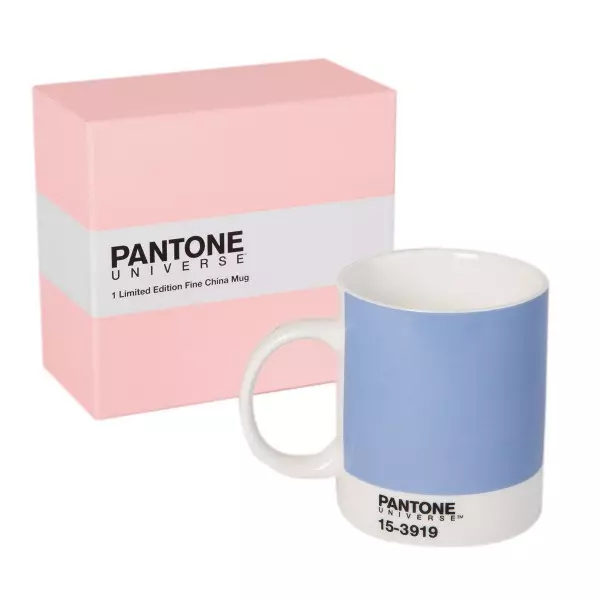 Pantone UNIVERSE-mokken yn 'e 2016-kleuren fan it jier, PANTONE 13-1520 Rose Quartz en Serenity 15-3919