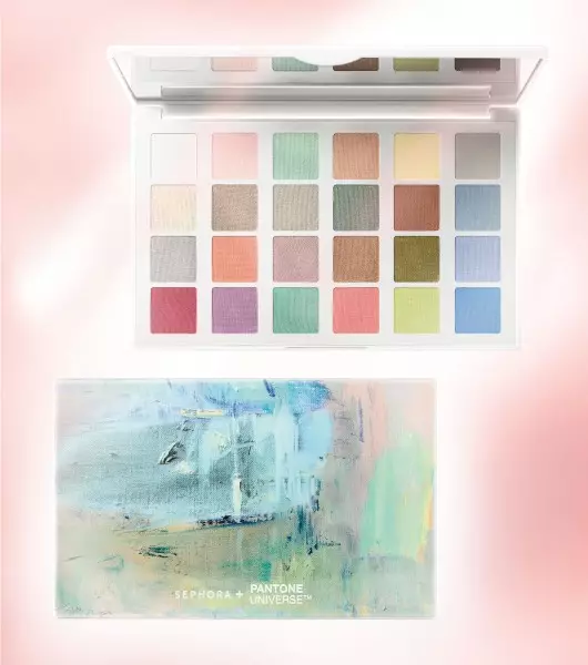 SEPHORA + PANTONE UNIVERSE Kleur fan it jier 2016 Modern Watercolors Eye Palette ($ 39.00)