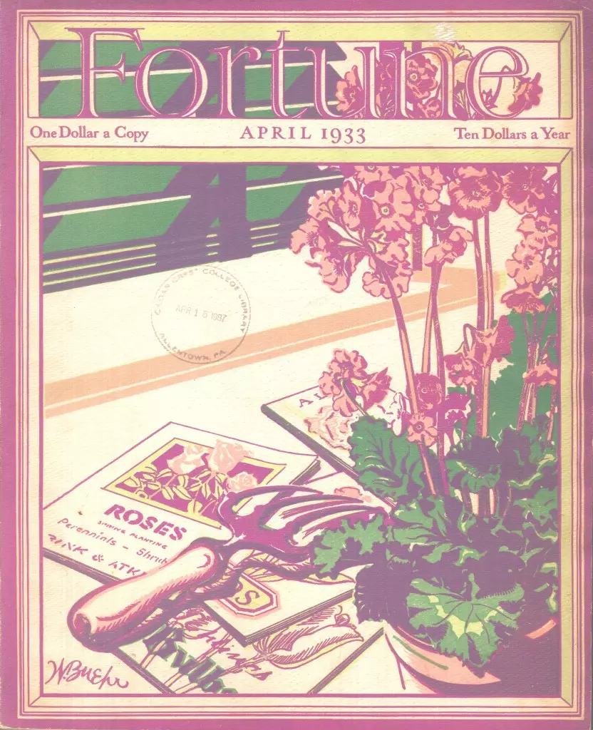 Fortune-lehti huhtikuussa 1933