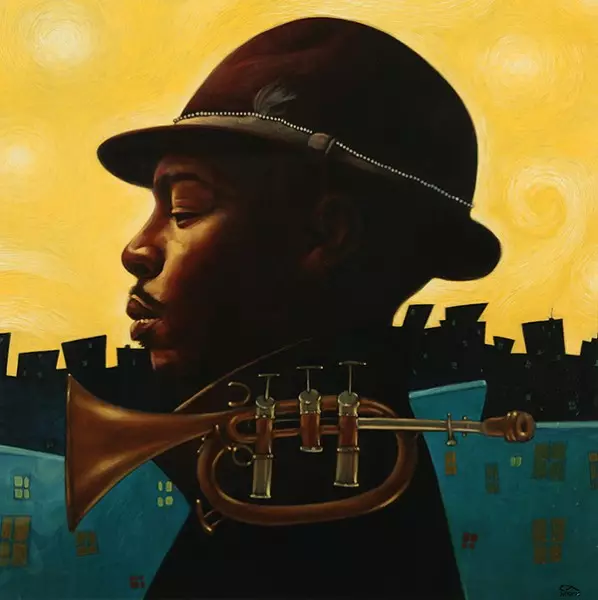 14 - Kadir Nelson - Roy Hargrove