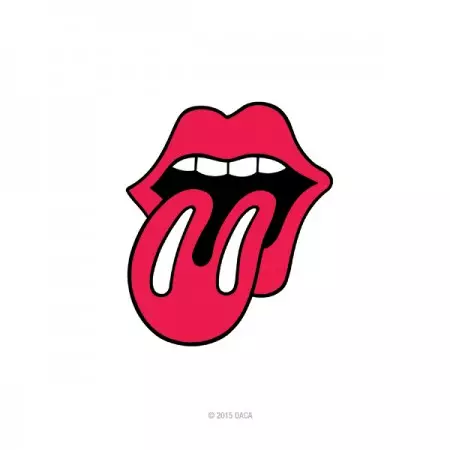 The Rolling Stones Tongue Logo, 1971 | Ernie Cefalu | Swarte inket oan board 11