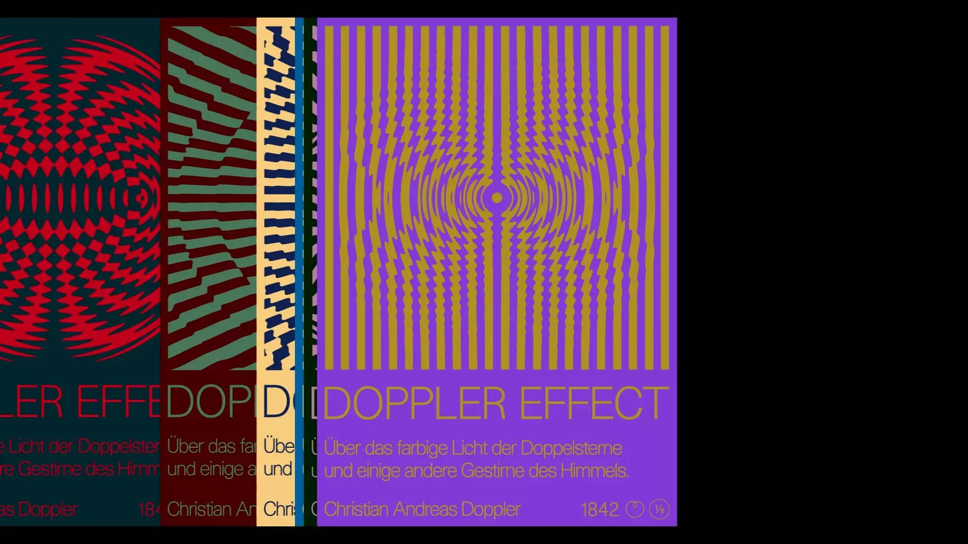 Diatomic Studio visualise l'effet Doppler et le transforme en une série d'affiches 578_1