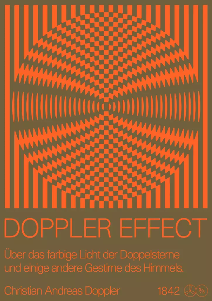 Diatomic Studio visualise l'effet Doppler et le transforme en une série d'affiches 578_9