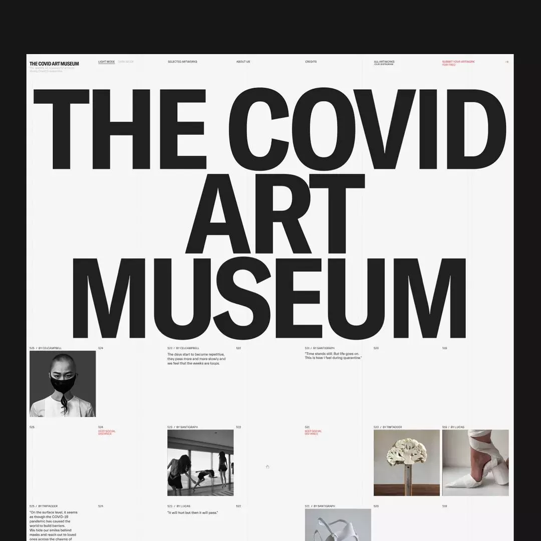 Arte e comunidade colidem com o COVID Art Museum 5949_1