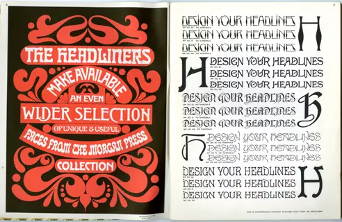 Typografia lat sześćdziesiątych