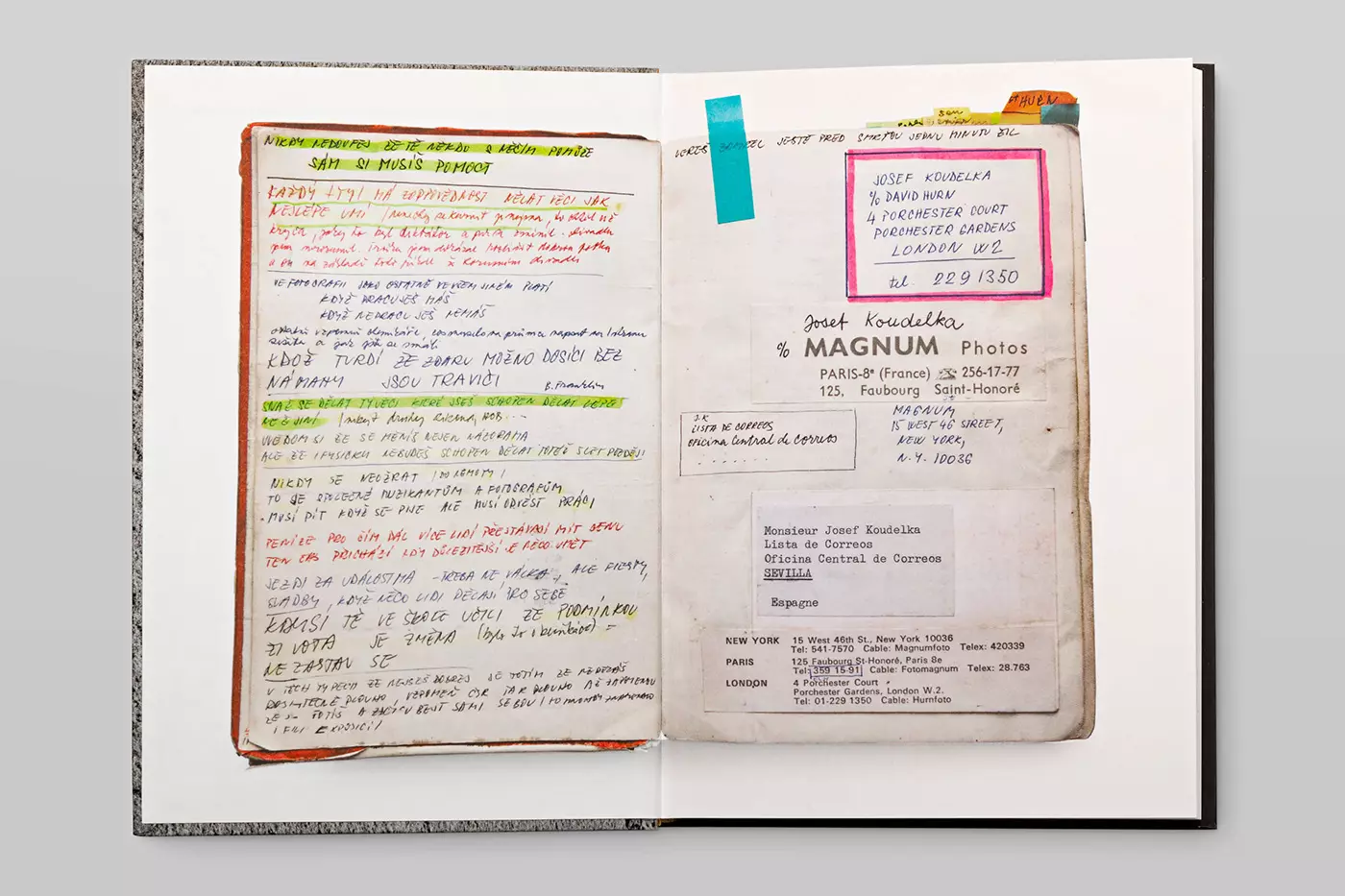 Ang litratista nga si Josef Koudelka Nagtugot Kanato nga Magtan-aw sa 51 ka Tuig nga mga Entries sa Diary 602_6