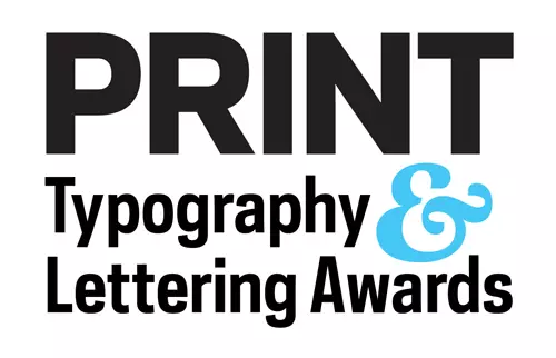 Mag-print ng typography lettering awards