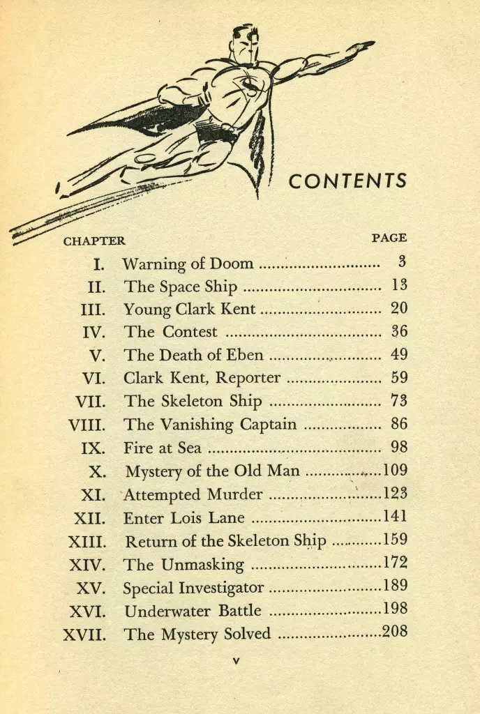 The Adventures of Superman TOC