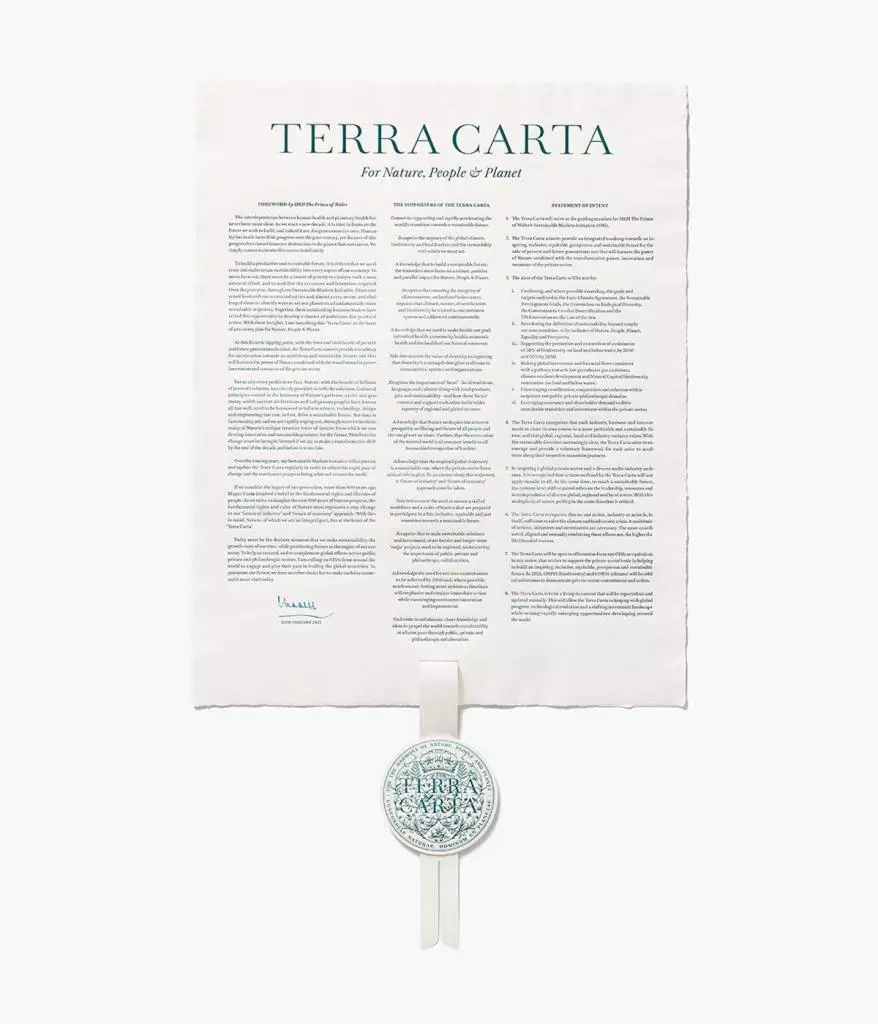 LoveFrom тарабынан Terra Carta мөөрү кооз табигый иконографияга бай 641_4