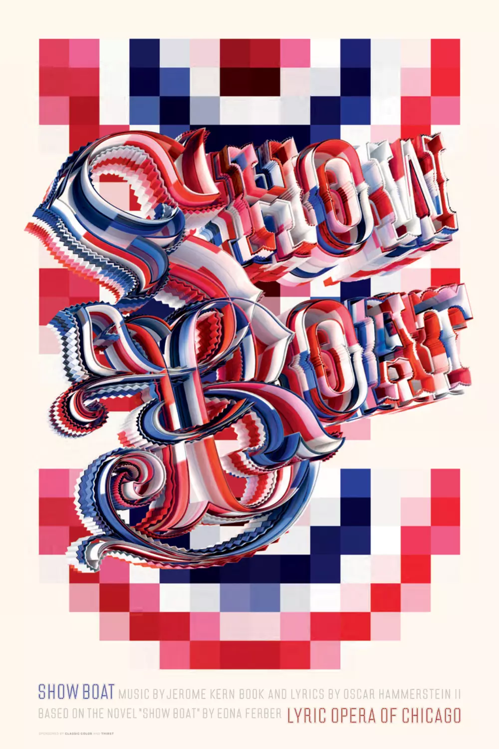 2011년 쇼보트와 1988년 탄하우저의 리릭 오페라 제작을 위한 리릭 오페라 기념 포스터.