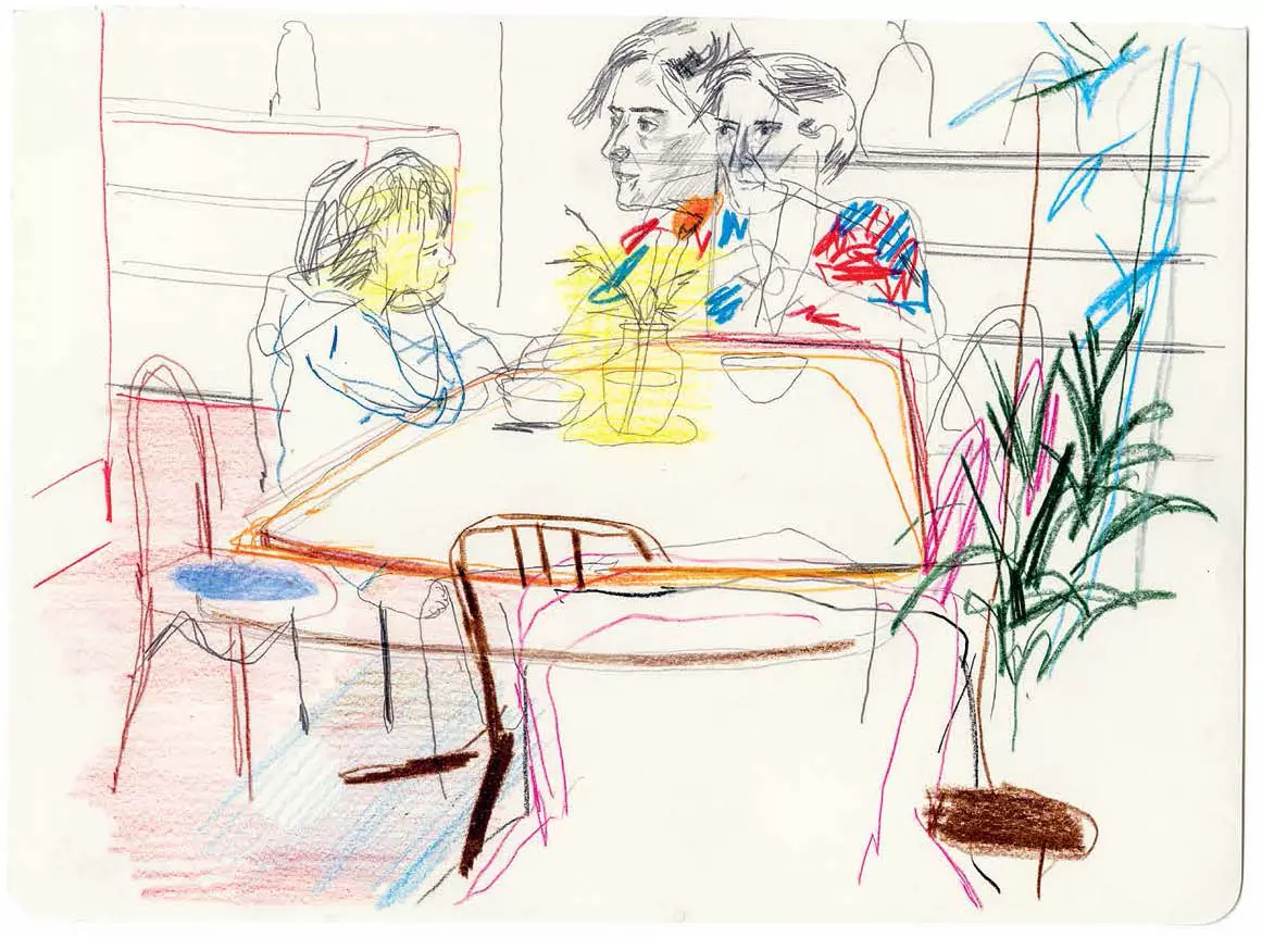 The Daily Heller: Yann Kebbi Sketches a Mike Mills Movie 66_4