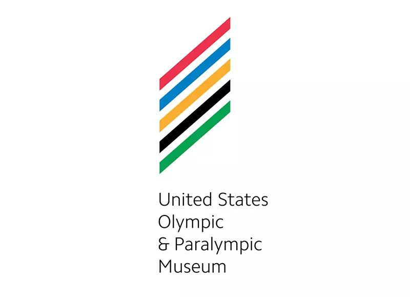 Il logo del Museo Olimpico e Paralimpico degli Stati Uniti