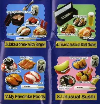 Sushi Menu