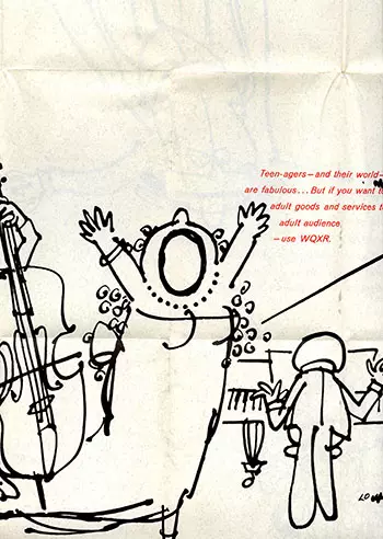 WQXR રેડિયો માટે લૌ માયર્સ કાર્ટૂન