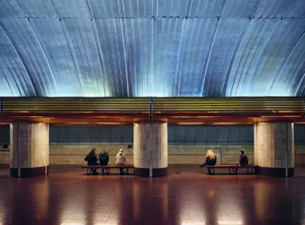 The Daily Heller: estações de metrô projetadas como palácios para o proletariado 878_2