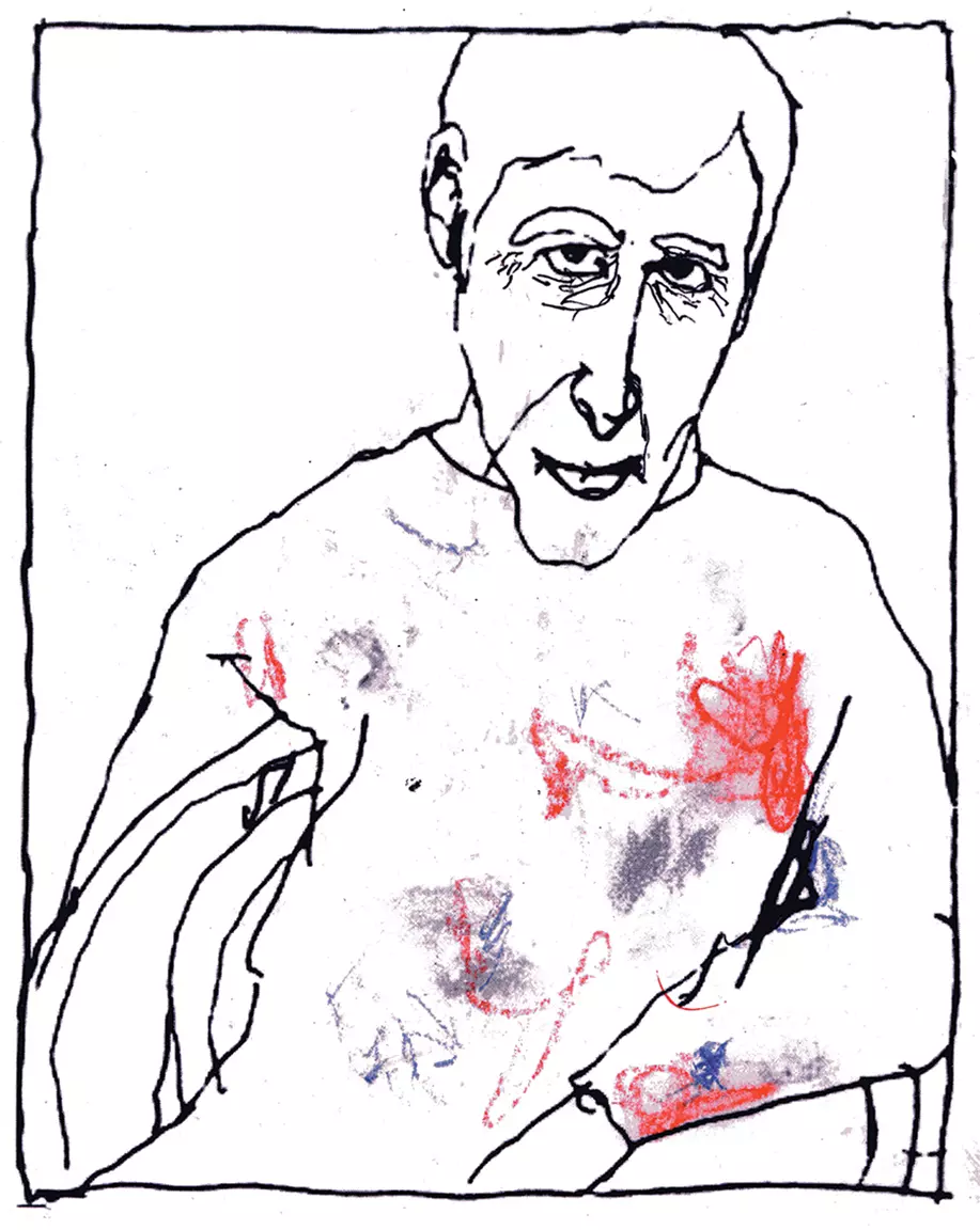 Serigrafinis autoportretas, 2012 m. Bobo Gill sutikimu